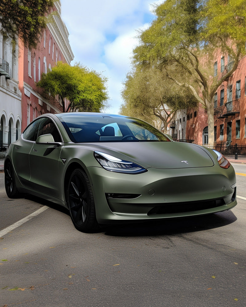 Anole Metallic Kaitoke Green Vinyl Car Wrap – Anolecarwrap