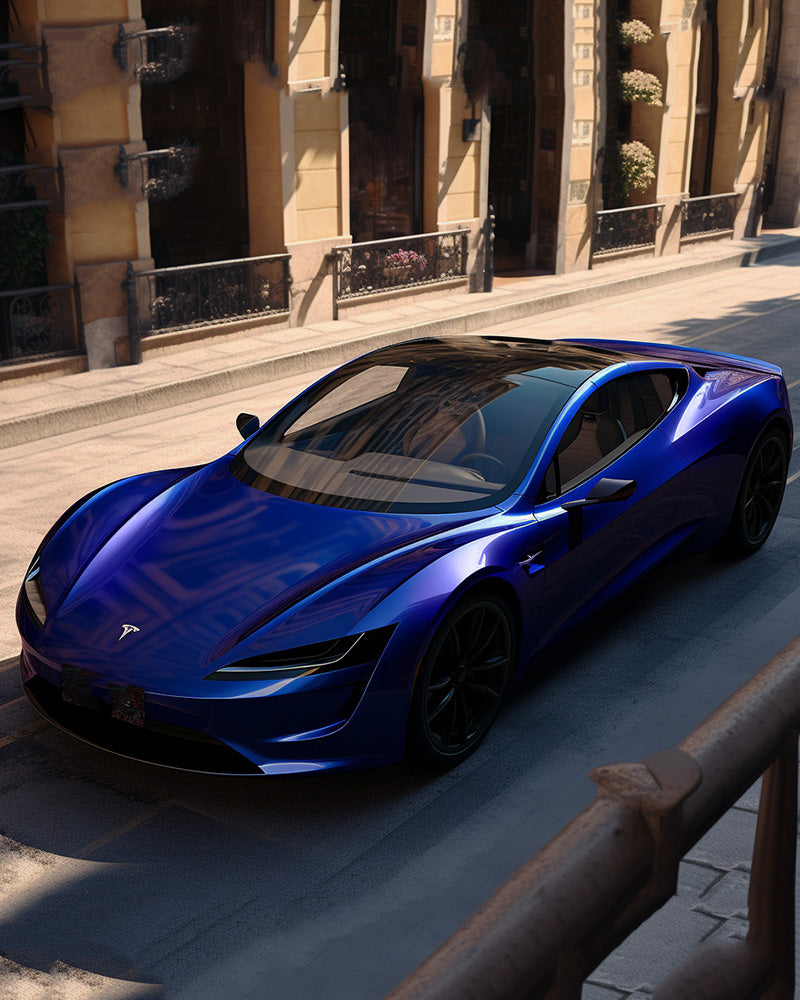 Anole Glossy Metallic Cobalt Blue Car Vinyl Wrap – Anolecarwrap